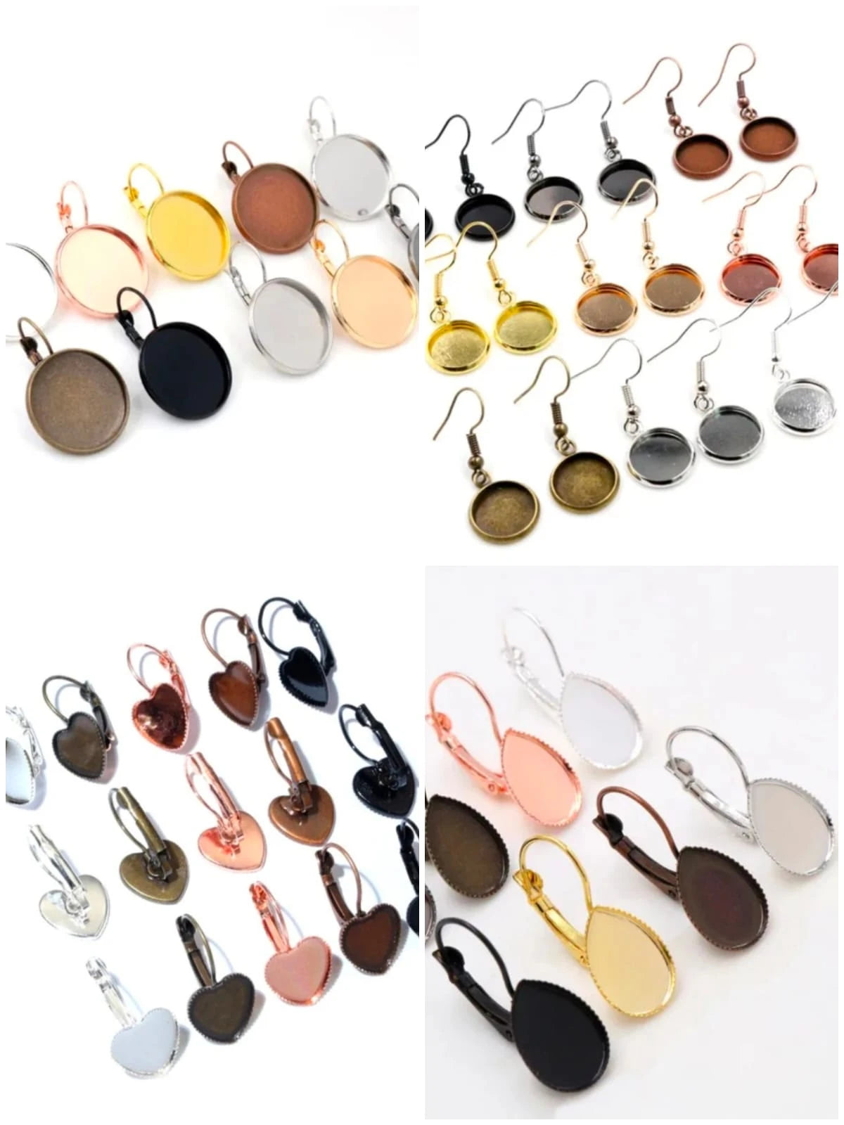 Brass Earring Findings – Feozer Arts and Crafts